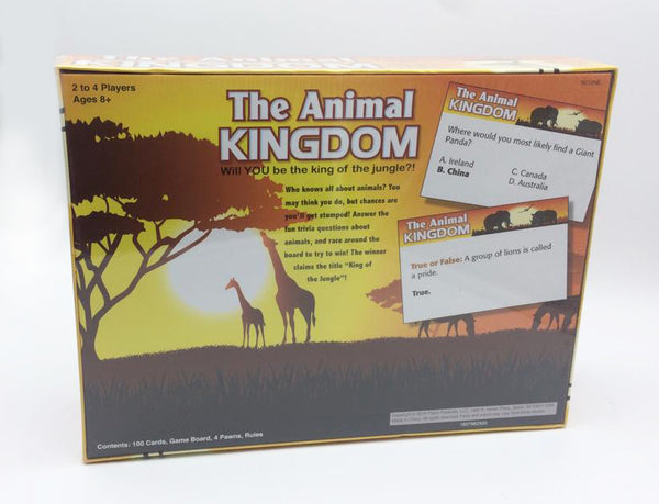Kids Trivia Game - The Animal KINGDOM Children Board Game – Marvelous ...