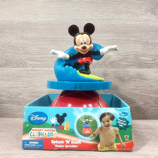 Vintage Walt Disney Mickey Mouse Head Water Sprinkler Lawn Shower Outd ...